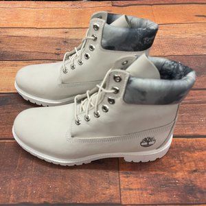 Timberland | Shoes | Timberland Mens Premium 6 Ghost White Boots | Poshmark